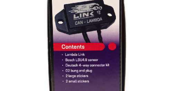 Link CAN Lambda-ohjain ja Bosch LSU4.9 anturi